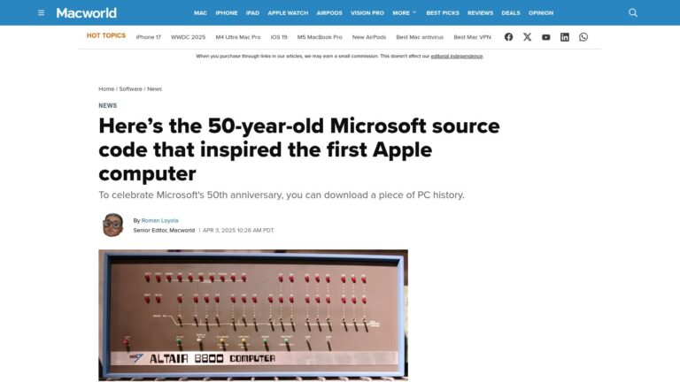 Here’s the 50-year-old Microsoft Source Code That Inspired the First ...