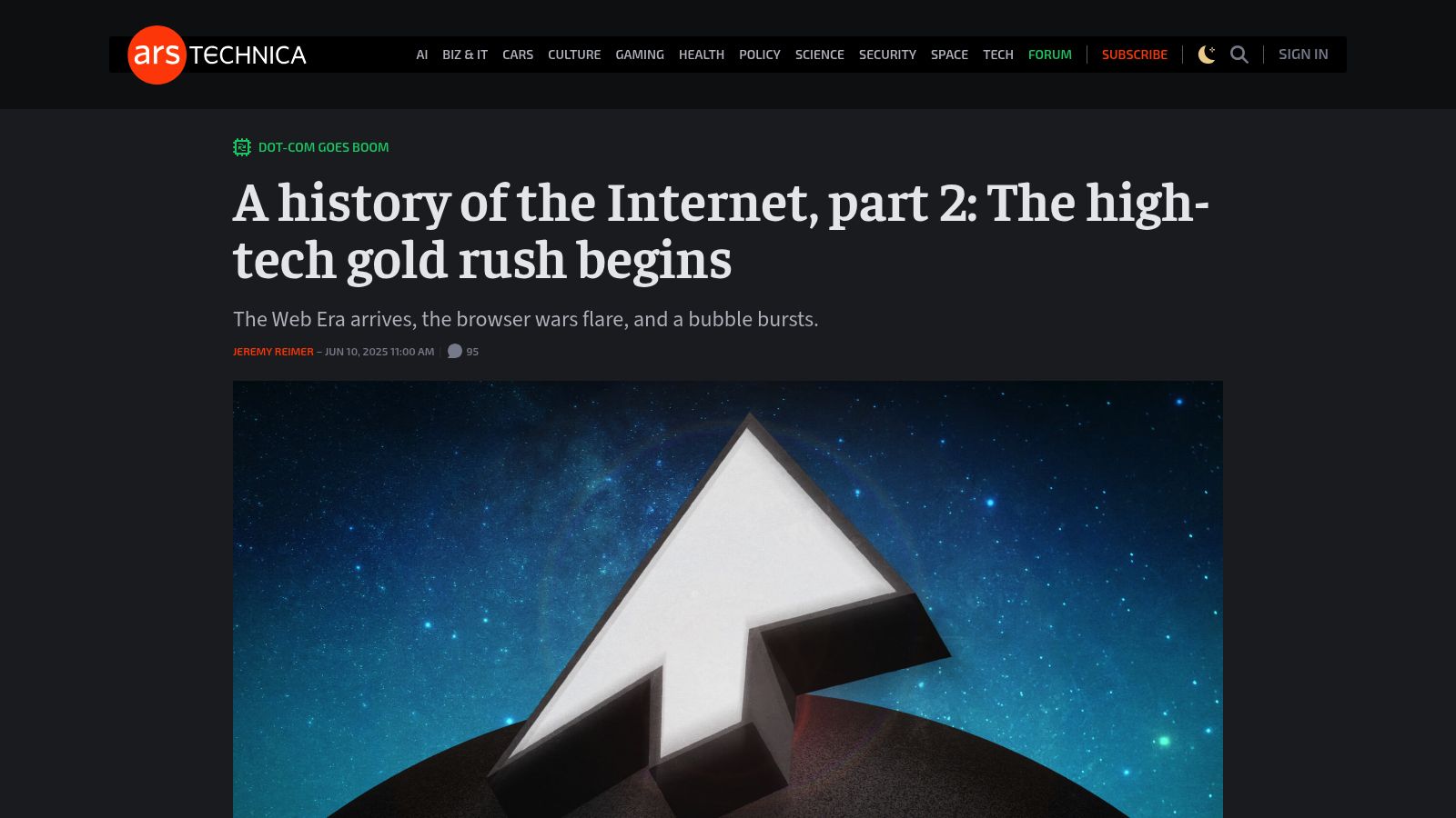 A History of the Internet, Part 2: The High-tech Gold Rush Begins – Old ...