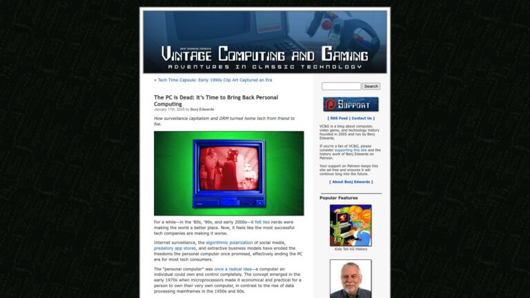 The PC Is Dead: It’s Time to Bring Back Personal Computing – Old School ...