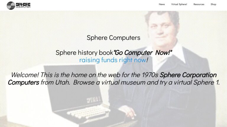 Sphere Computer – Old School Computer