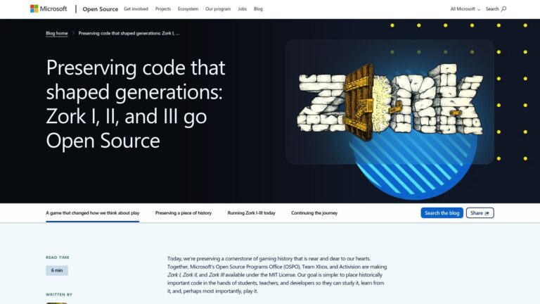 Preserving Code That Shaped Generations: Zork I, II, and III Go Open ...